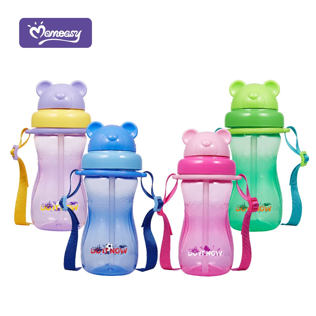 Jual Botol Minum Anak Sedotan Bear 400ml MomEasy / Botol Minum Anak ...