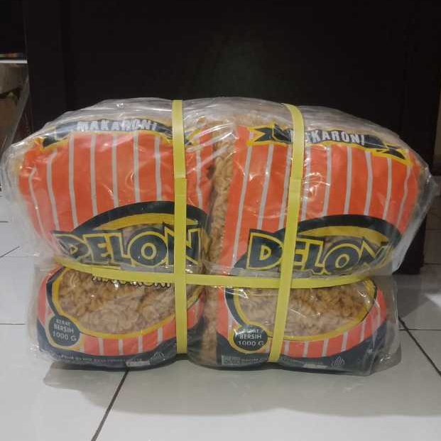 Jual [Bal 10kg] Makaroni Makroni Spiral Kuning Merk Delon Isi / Bal 10 ...