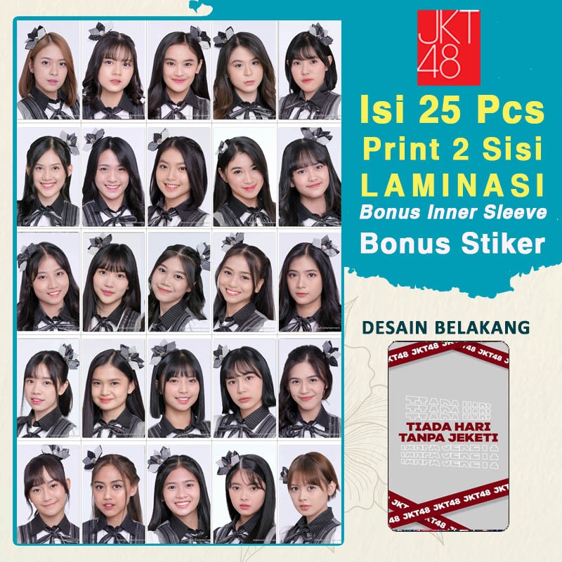 Jual Photocard Set 25 Pcs JKT48 X Tango PC Photocard #jkt48set Unofficial Bolak-balik Laminasi ...