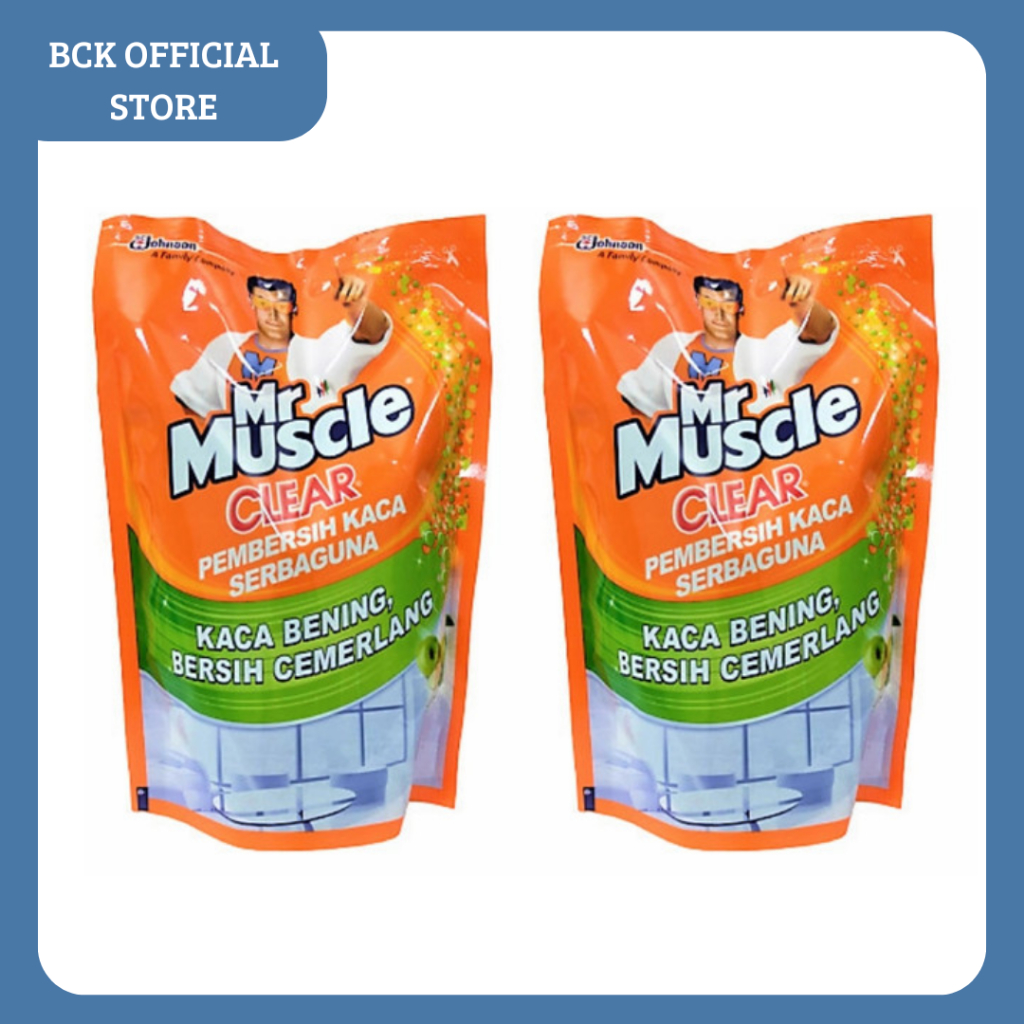 Jual Mr Muscle Pembersih Kaca Serbaguna Apple Refil 400ml (pcs ...