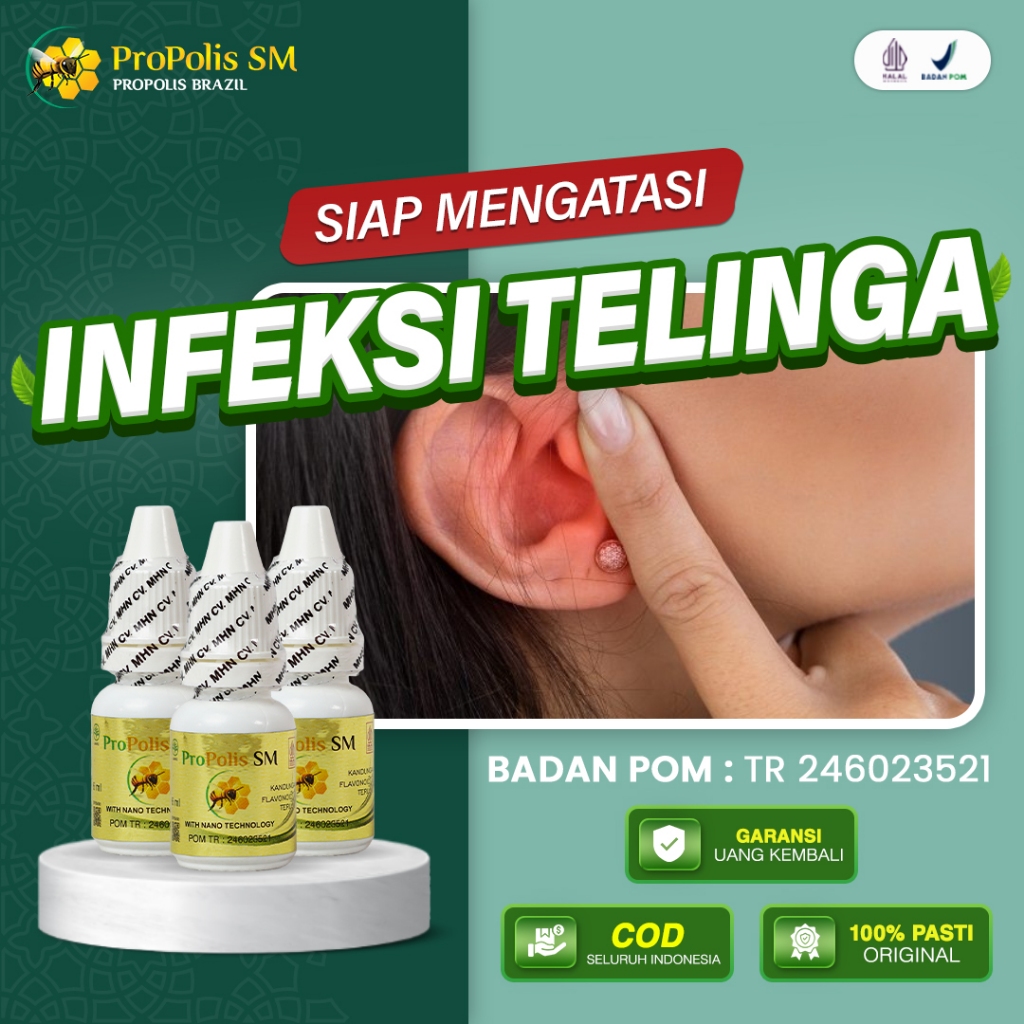 Jual Obat Tetes Telinga Infeksi Congek Curek Berair Bau Bernanah ...