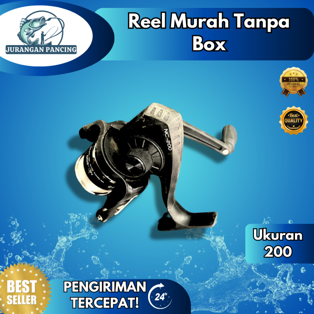Jual REEL MURAH TANPA BOX/ Reel Pancing Putar / Pancing Katrol Pancing ...