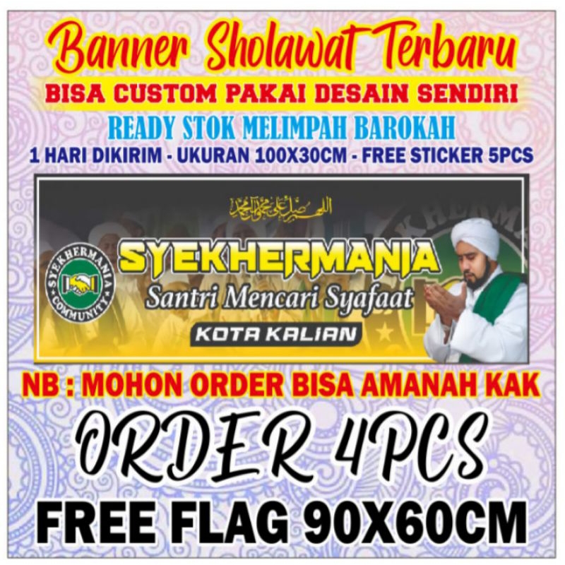 Jual READY STOK + BANNER CUSTOM DESAINMU SENDIRI, BANNER SPANDUK ...