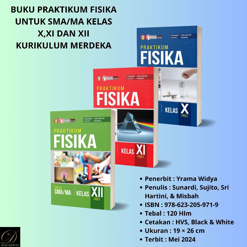 Jual Buku Praktikum Fisika SMA/MA Kelas X,XI,XII Kurikulum Merdeka | Shopee Indonesia