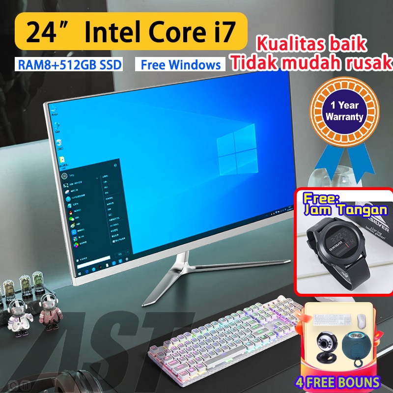 Jual 【Garansi 3 tahun】AST PC Komputer all in one Baru Intel Core i7 ...