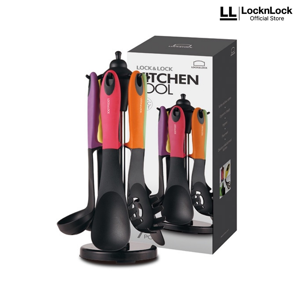 Jual LocknLock - Alat Masak Spatula Set 7PCS (CPK471S) | Shopee Indonesia