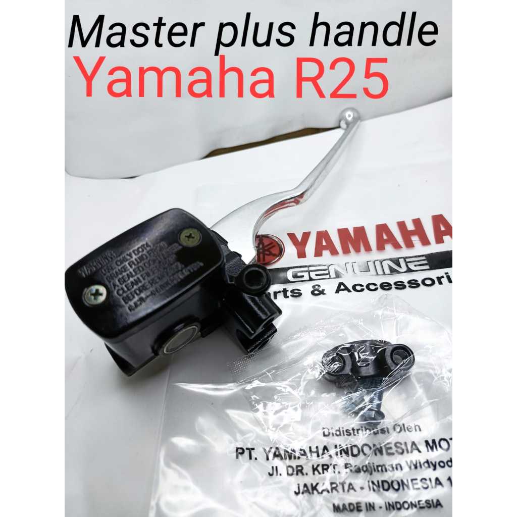 Jual MASTER REM DEPAN SET HANDLE REM YAMAHA R25 HANDLE SILVER | Shopee ...