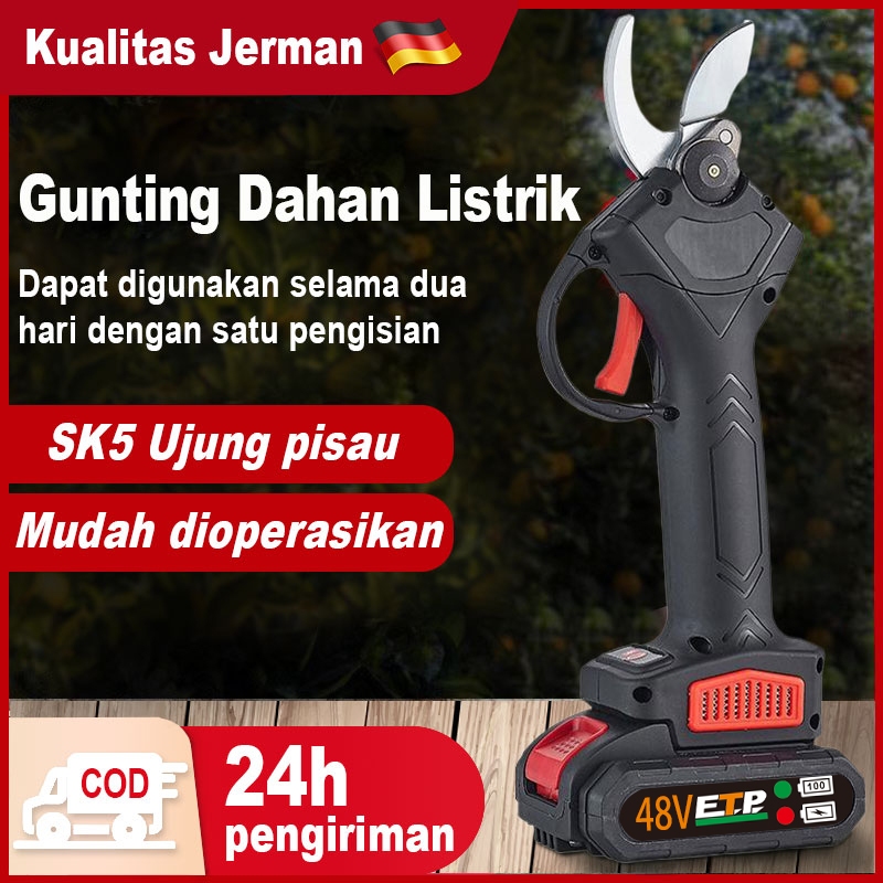 Jual 48V Gunting Dahan Listrik Gunting Taman Elektrik Garden Cordless ...