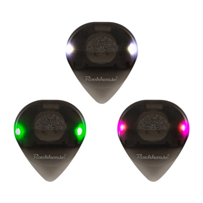 Jual Pick Gitar Hitam Premium Rockhouse LED Anti Slip 0.5 mm Ketebalan Pik Guitar | Shopee Indonesia