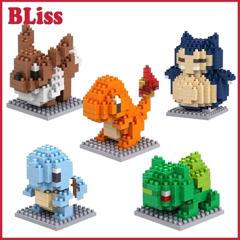 Jual BLiss Mini Block Seri Pokémon Mainan Blok Nano Bricks Toys Pikachu ...