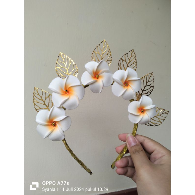 Jual mahkota bando daun bali buat karnaval dan nari | Shopee Indonesia