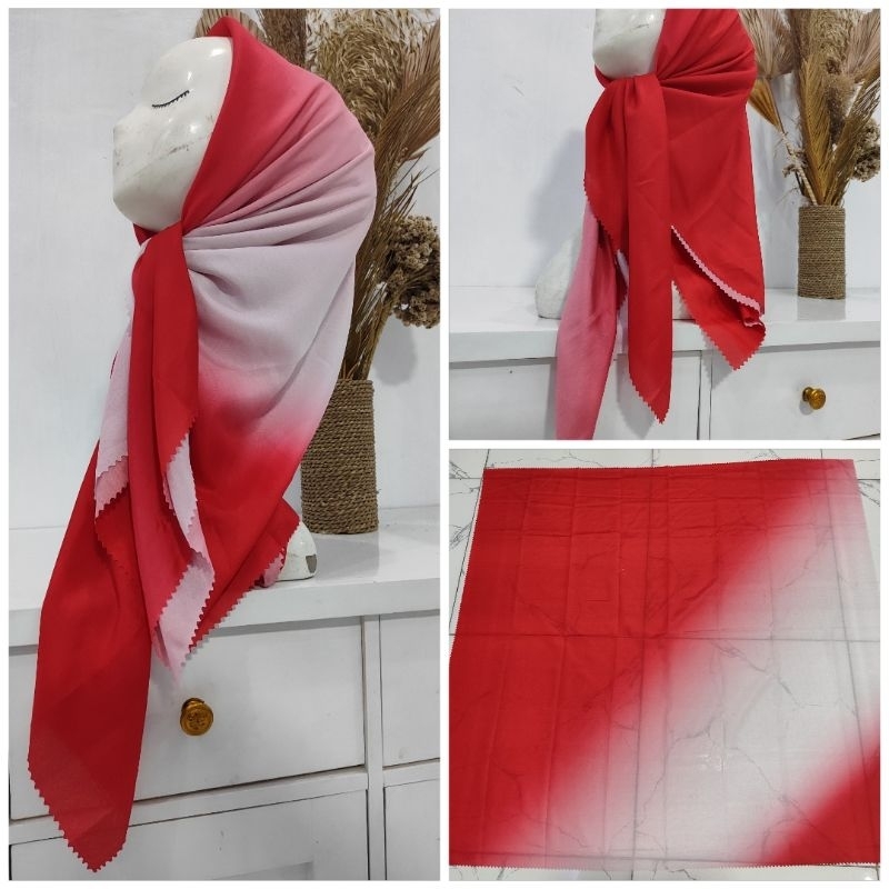 Jual Hijab Kemerdekaan Multifungsi Hijab Segi Empat Voal Motif Warna ...