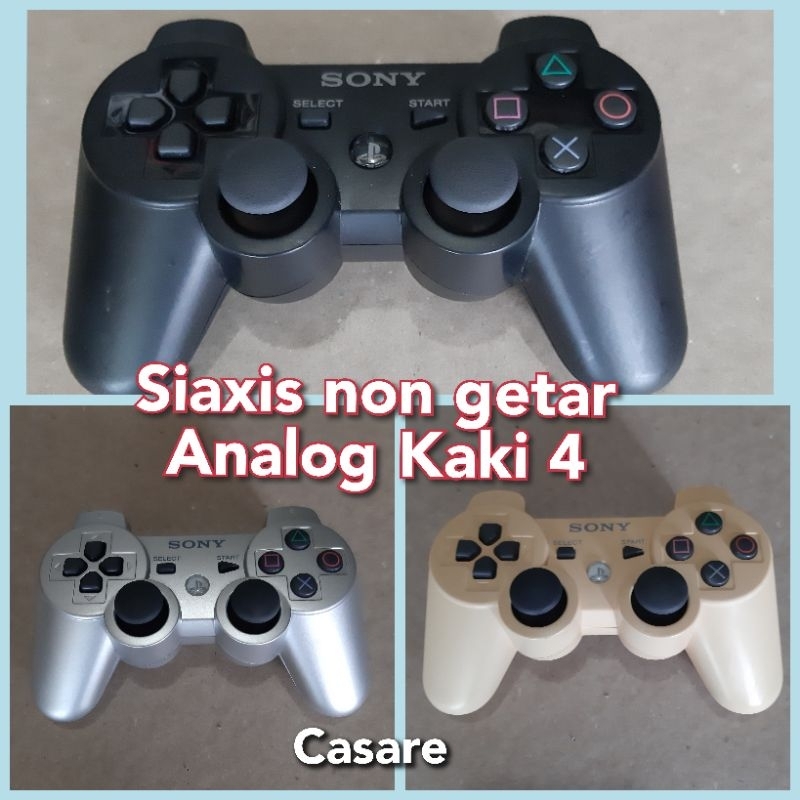 Jual STIK PS3 ORI MESIN Siaxis NON GETAR Board Besar Analog Kaki 4 ...