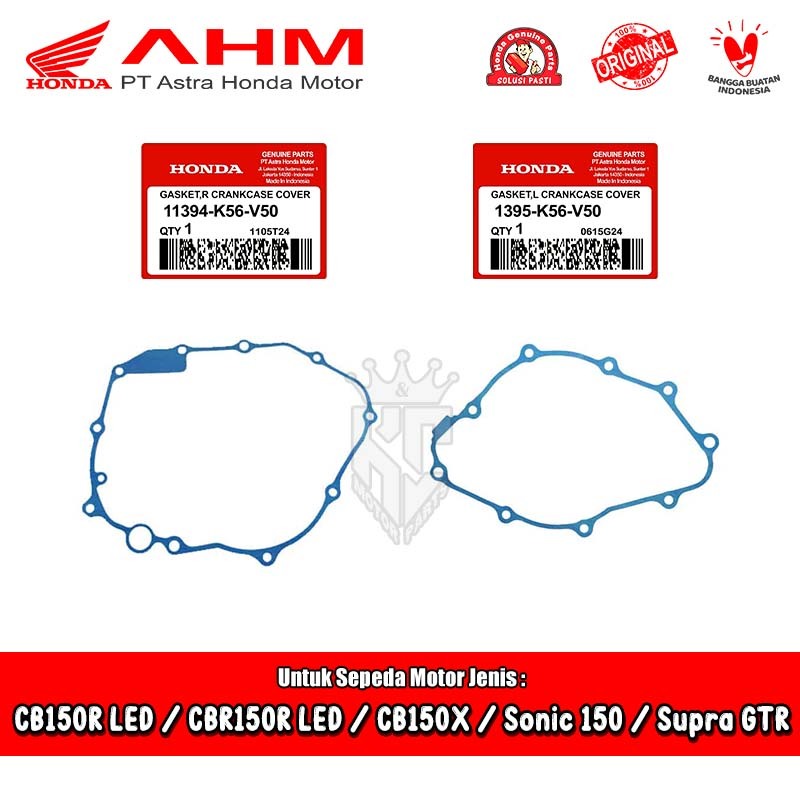 Jual Gasket Perpak Paking Bak Magnet Kopling Honda CB CBR 150 R X LED Supra GTR Sonic Original ...