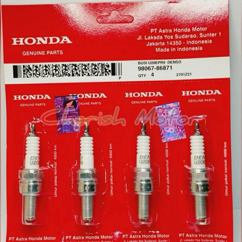 Jual busi u20 busi kharisma busi beat Vario scoopy busi Xeon Jupiter MX ...