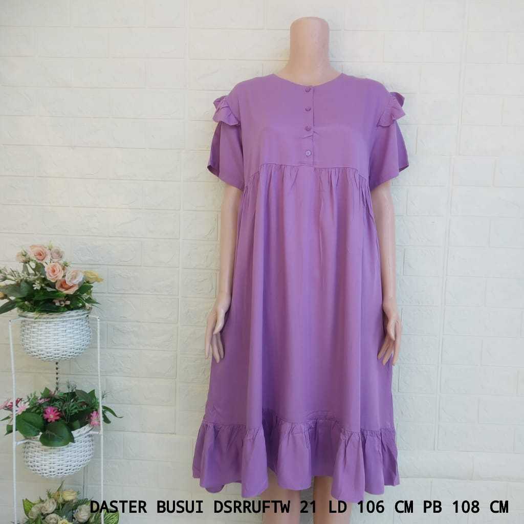 Jual Daster Rayon Twill AMRO Lengan Ruffle (DSRRUFTW) | Shopee Indonesia