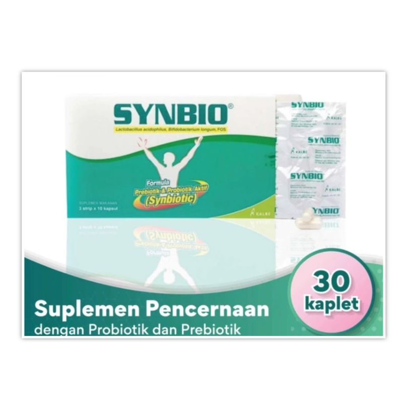 Jual Synbio Suplemen Pencernaan Probiotik Prebiotik isi 30 kapsul ...