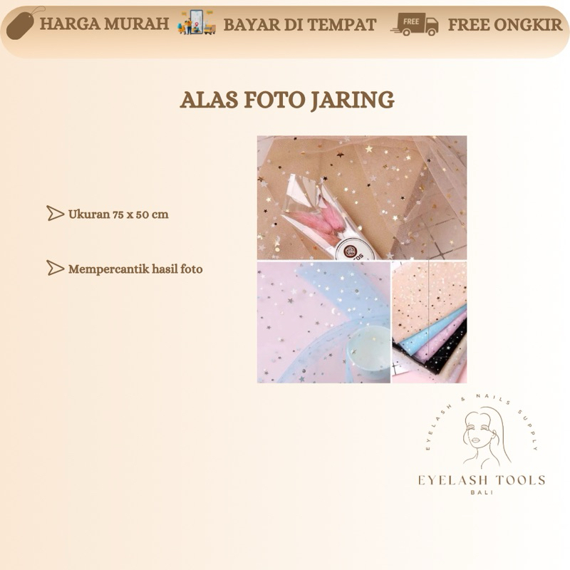 Jual ALAS FOTO JARING BACKGROUND FOTO NAIL ART NAIL GEL | Shopee Indonesia