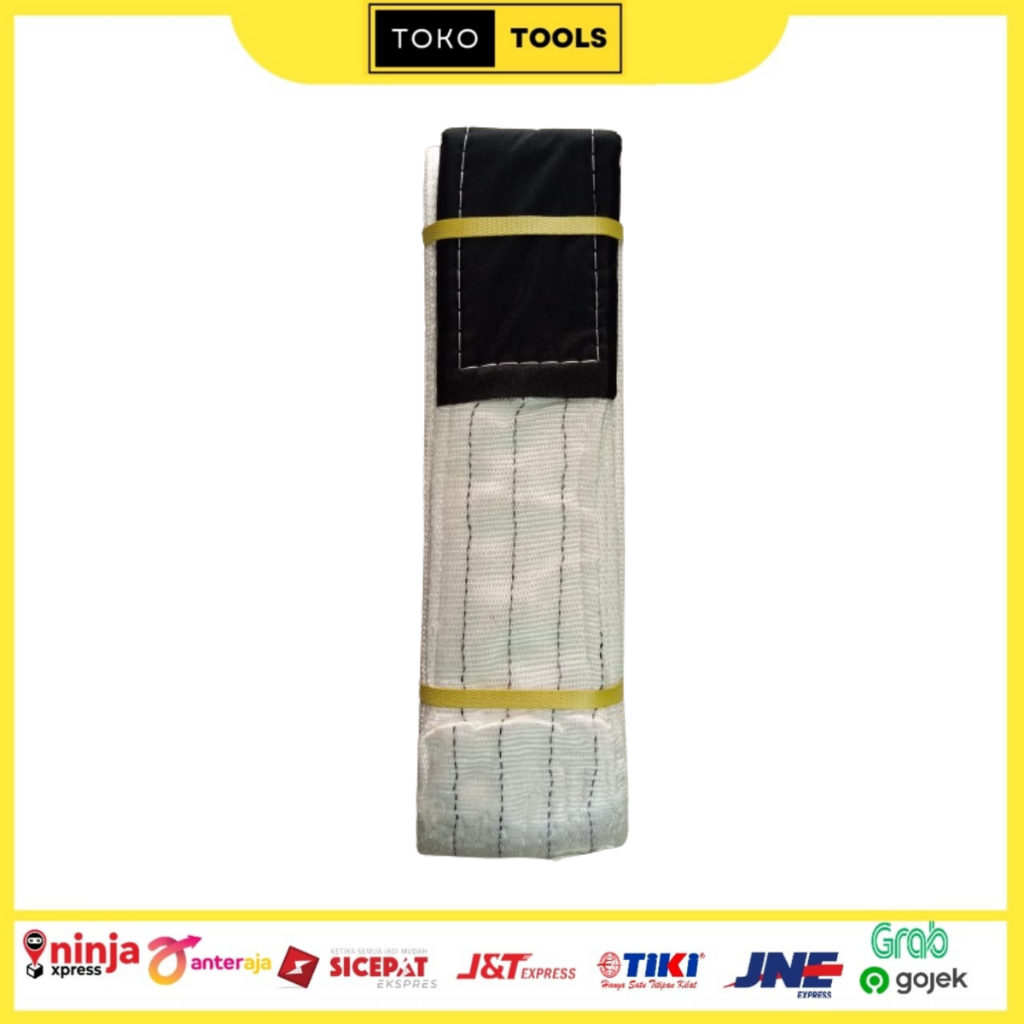 Jual Webbing sling belt 10 Ton X 8 Meter / Tali sabuk 10T X 8M / Webing ...