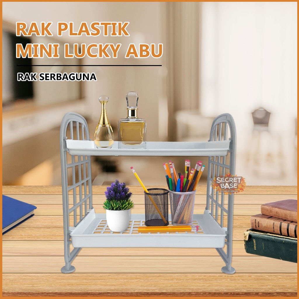 Jual RAK JARING LUCKY - Rak Plastik Mini / Rak Bumbu Dapur Estetik ...