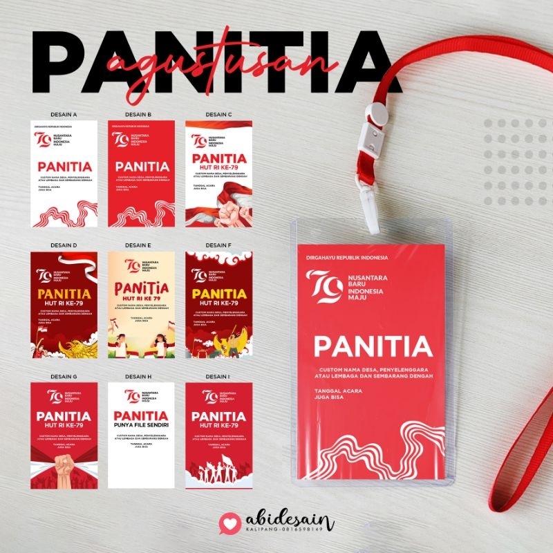 Jual ID CARD PANITIA AGUSTUSAN - CUSTOM | Shopee Indonesia