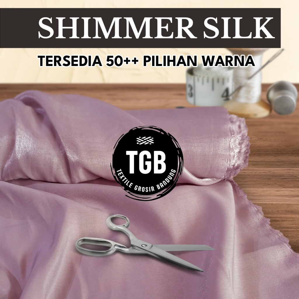 Jual BAHAN KAIN SHIMMER SILK | Shopee Indonesia