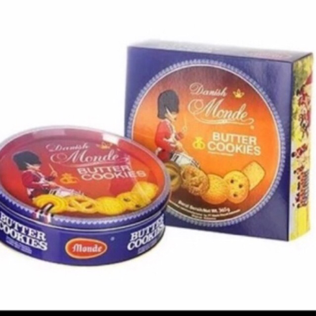 Jual monde butter cookies kaleng besar 908gr | Shopee Indonesia