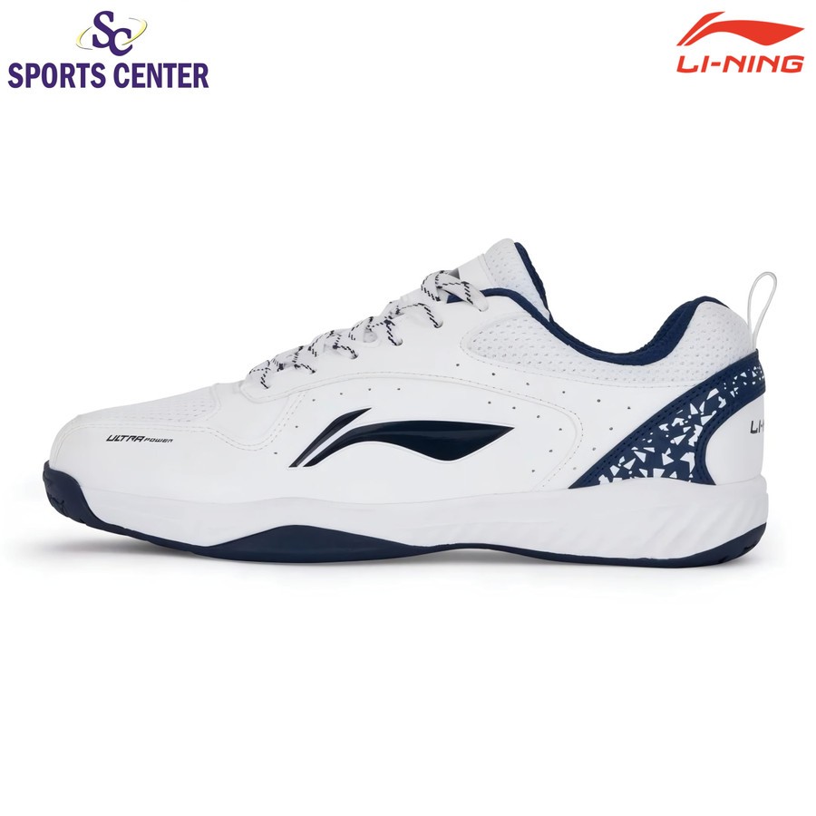 Jual New Sepatu Badminton Lining Ultra Power AYTT045 White / Navy ...