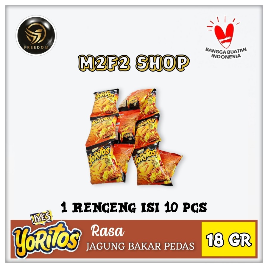 Jual Iyes Snack Yoritos Spicy Roasted Corn Flavour | Camilan Rasa ...