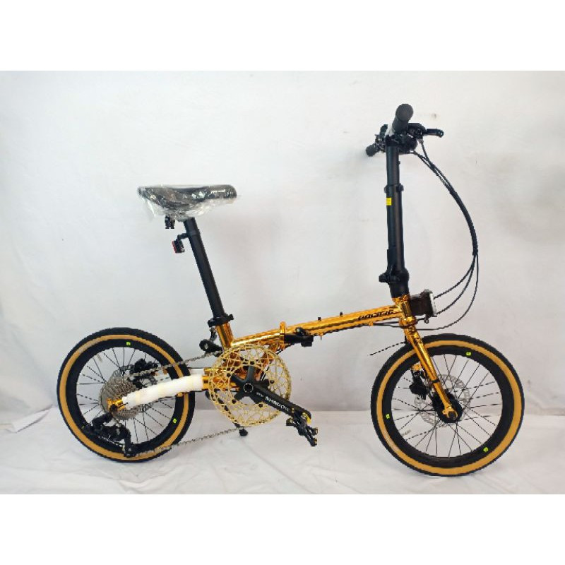 Jual SEPEDA LIPAT PACIFIC 20 INCH ANALOG 2.2 EMAS GOLD KILAP KEREN ...