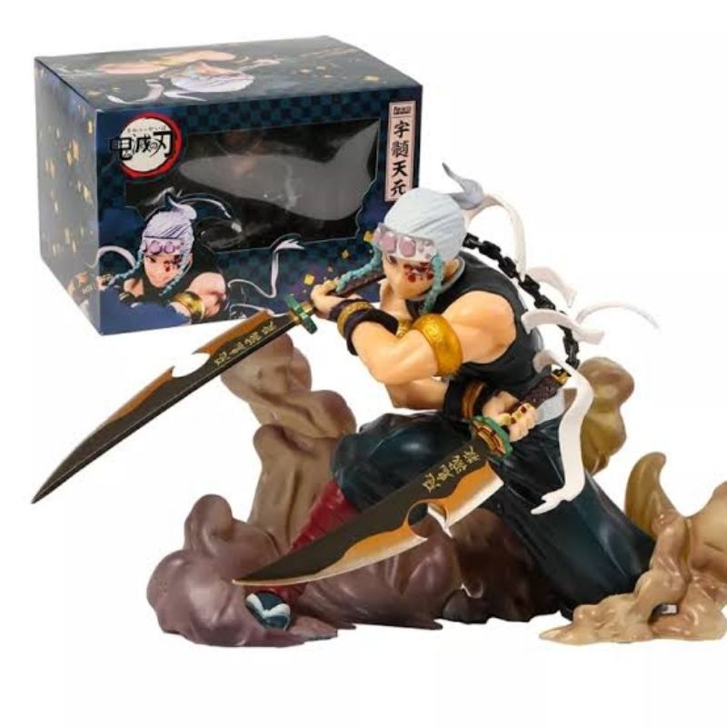 Jual Action figure demon slayer Tengen Uzui battle FZO bootleg | Shopee ...