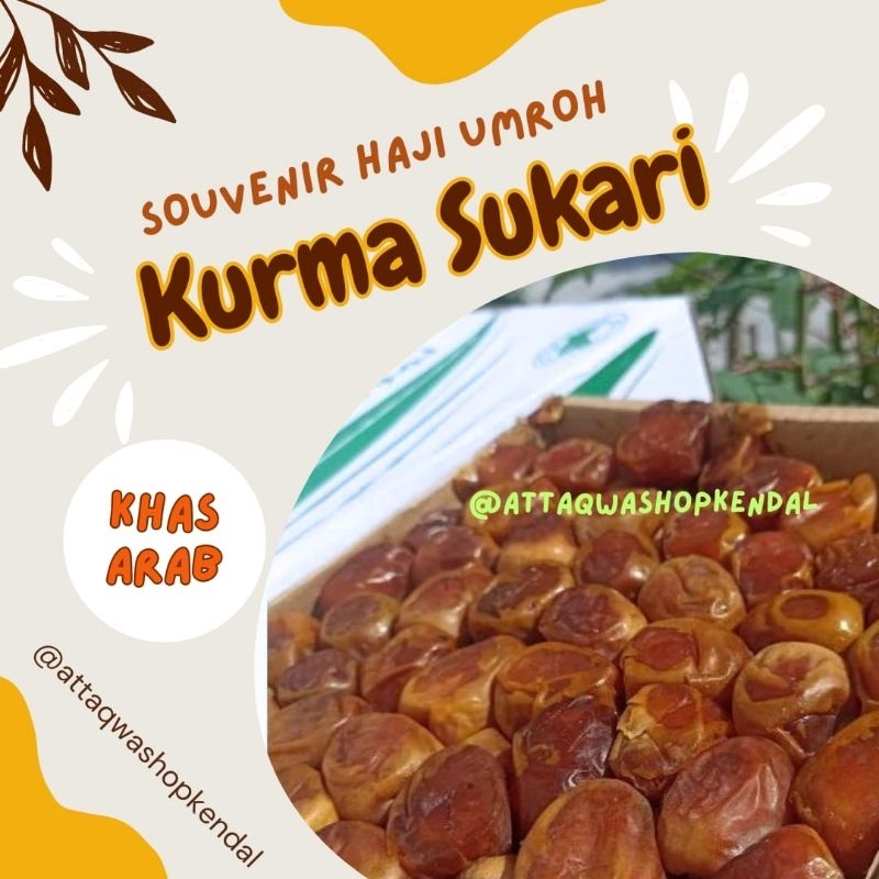 Jual Kurma Sukari BOX Original 1 Kg Kurma Raja Premium | Shopee Indonesia