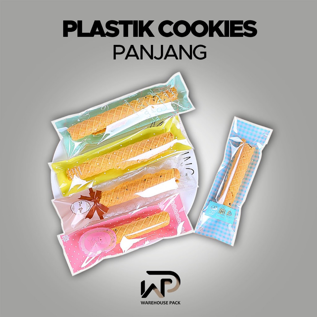 Jual ( 10 Pcs ) Plastik OPP Cookies Panjang 6 x 20 cm | Plastik ...