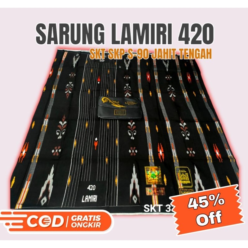 Jual SARUNG LAMIRI SONGKET SKT SKP S90 FULL SONGKET JAHIT TENGAH BAYAR DI TEMPAT | Shopee Indonesia