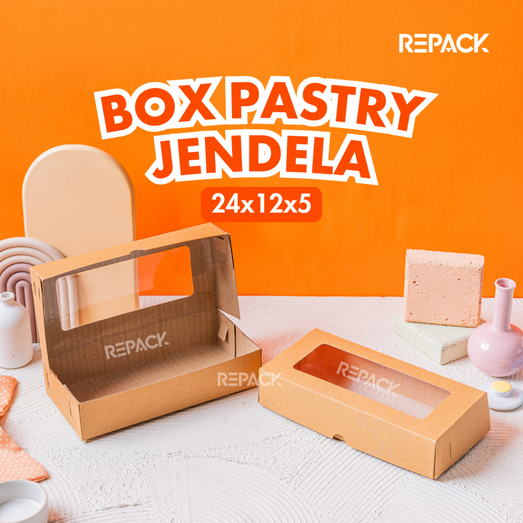 Jual Dus Kue Jendela 24x12x5 Laminasi - Box Snack Premium / Dus Snack ...
