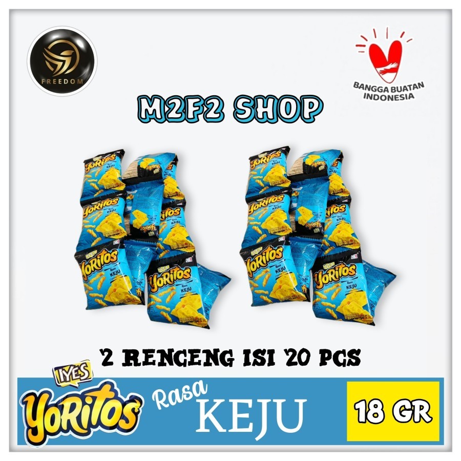 Jual Iyes Snack Yoritos Cheese Flavour | Camilan Rasa Keju Sachet - 18 ...
