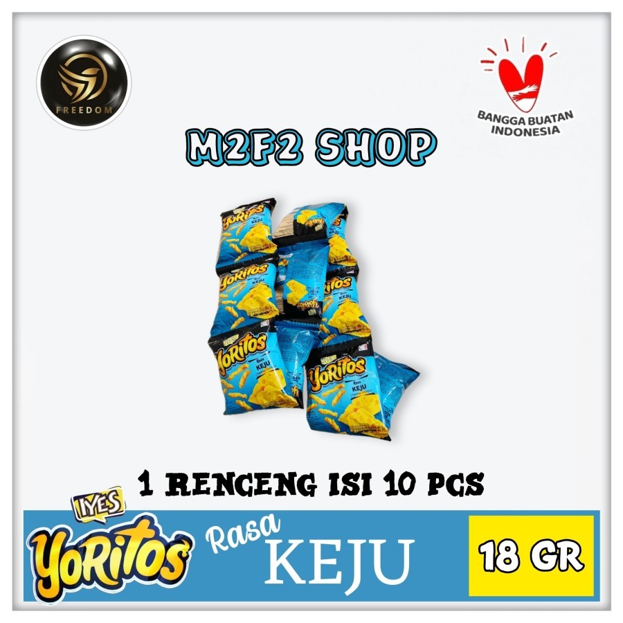 Jual Iyes Snack Yoritos Cheese Flavour | Camilan Rasa Keju Sachet - 18 ...