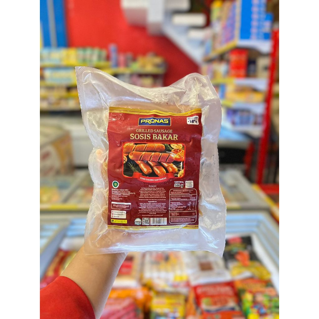 Jual PRONAS Sosis Bakar Sapi Mini 500gr | Shopee Indonesia