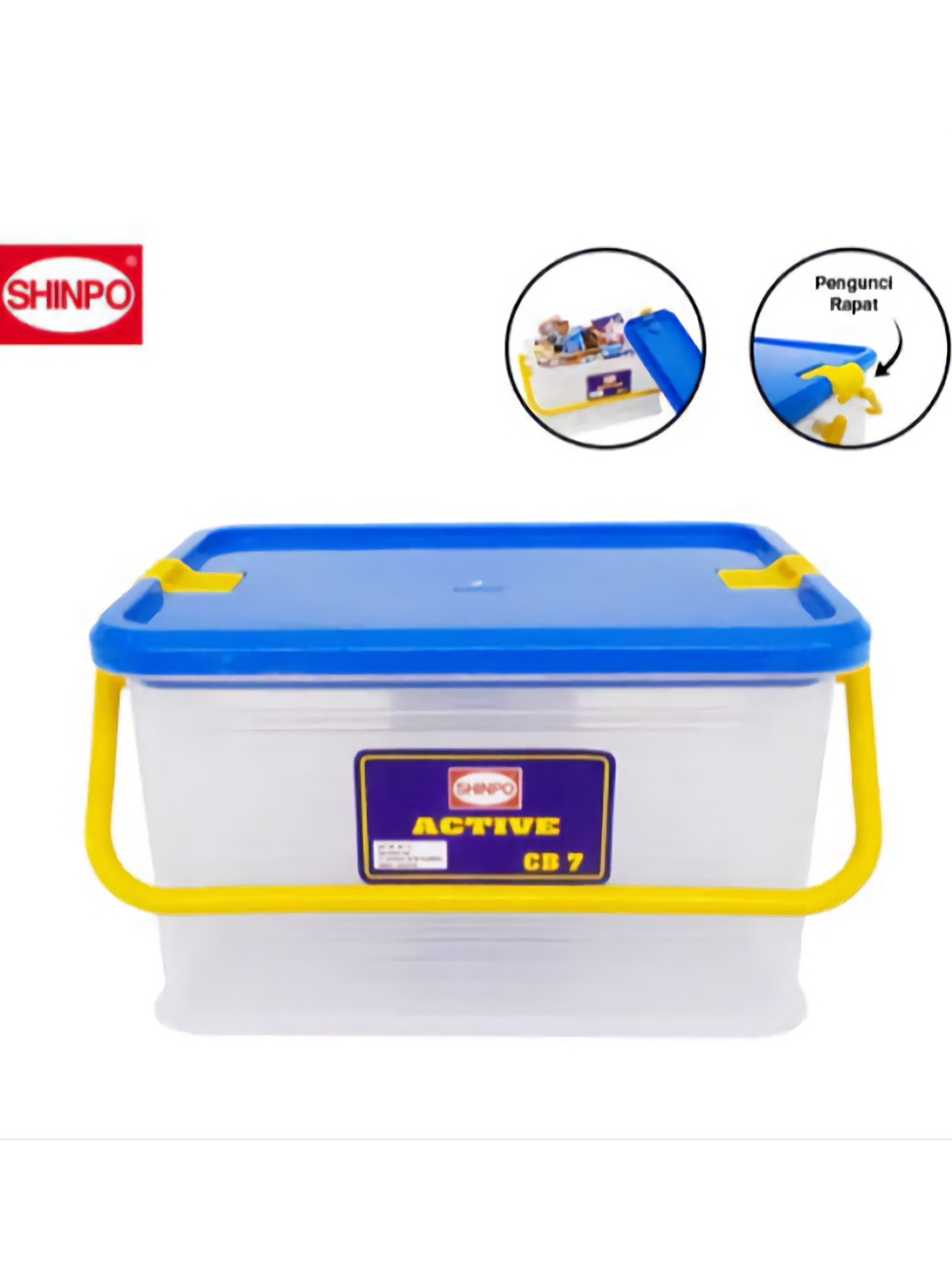 Jual BOX PENYIMPANAN / CONTAINER BOX SHINPO 7 LITER | Shopee Indonesia