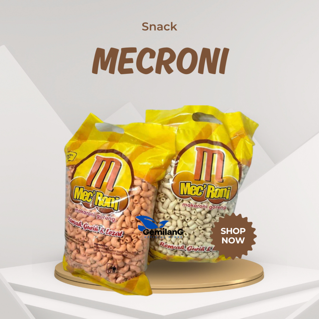 Jual Mecroni Makaroni Goreng 350gr Pitato Potato Goreng 250gr Original ...