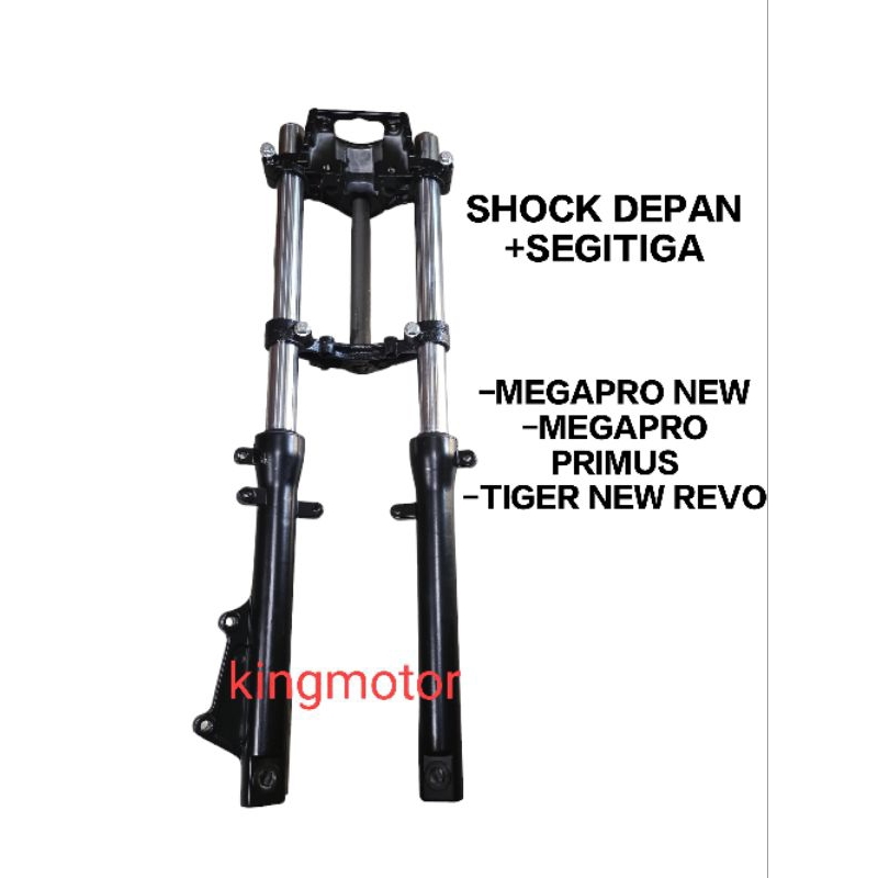 Jual SHOCK DEPAN KOMPLIT SEGITIGA MEGA PRO NEW MEGAPRO PRIMUS TIGER NEW ...