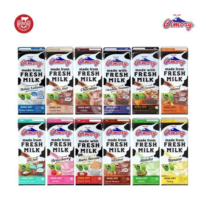 Jual Susu Cimory Fresh Milk UHT 250 ML All Varian | Shopee Indonesia