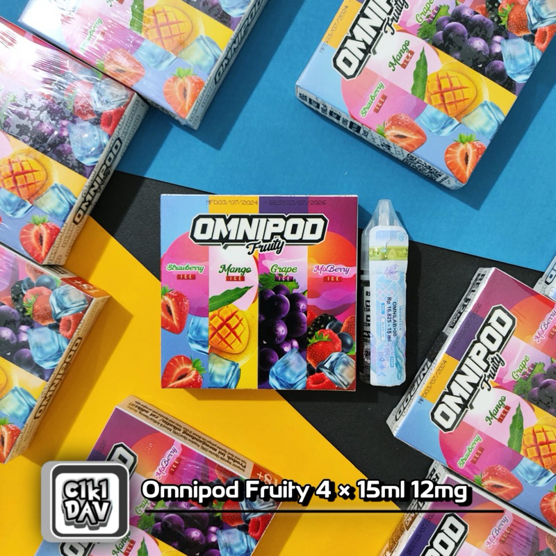 Jual Omnipod Fruity pods friendly 4x15ml eliquid OmniLab | Shopee Indonesia