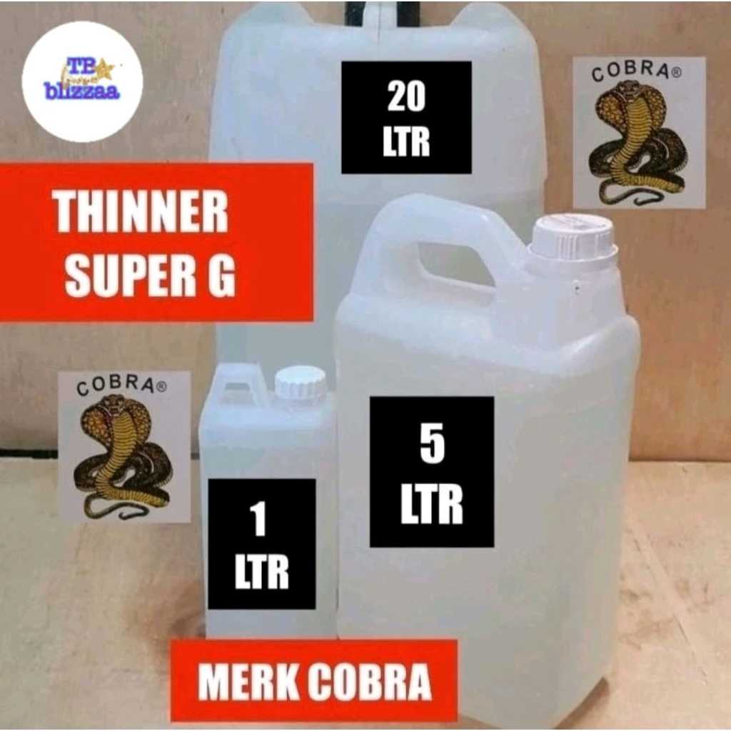 Jual Thinner Super Gloss 20 L Thiner Super G Cobra 20 ltr Tiner Super ...