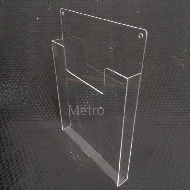 Jual Display brosur A4 gantung/ akrilik tempat brosur/akrilik custom ...