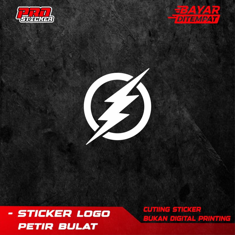 Jual CUTTING STIKER LOGO PETIR BULAT | Shopee Indonesia