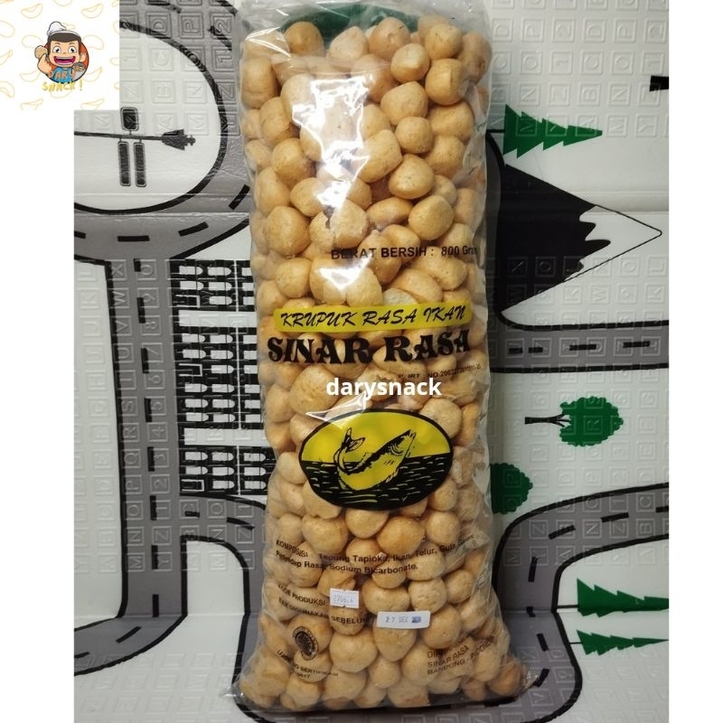 Jual Kerupuk Baso Ikan Sinar Rasa 800gr / Kerupuk Baso Ikan Tenggiri ...