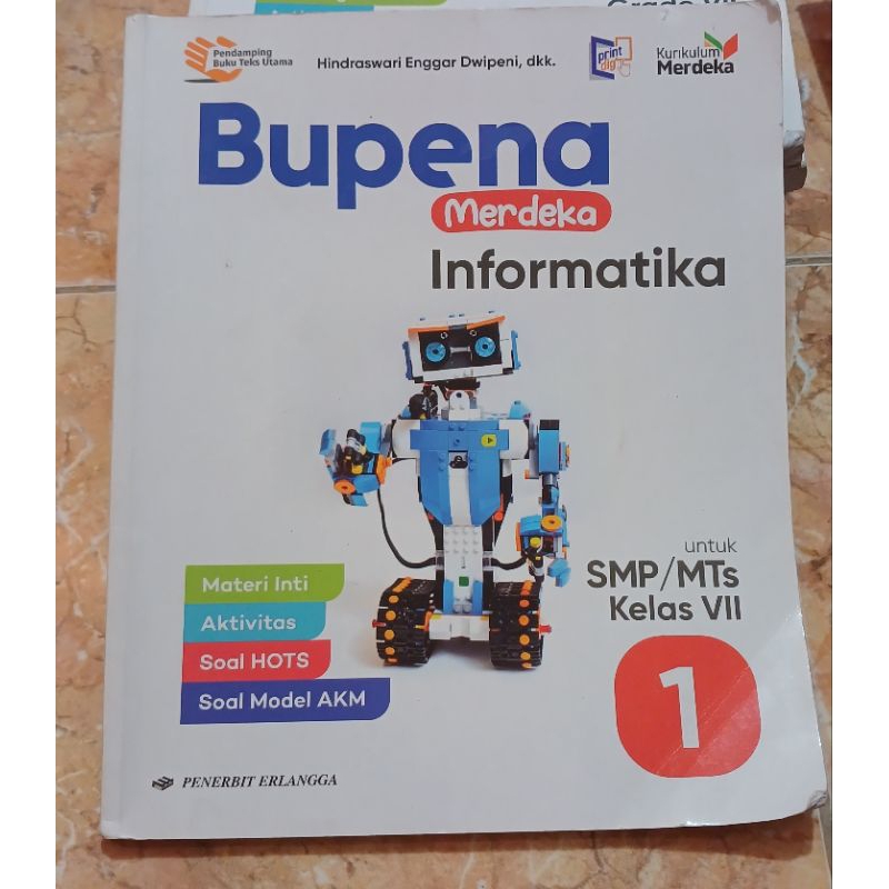 Jual Buku Cetak Erlangga BUPENA Kurikulum Merdeka SMP/MTs Kelas 7 | Shopee Indonesia