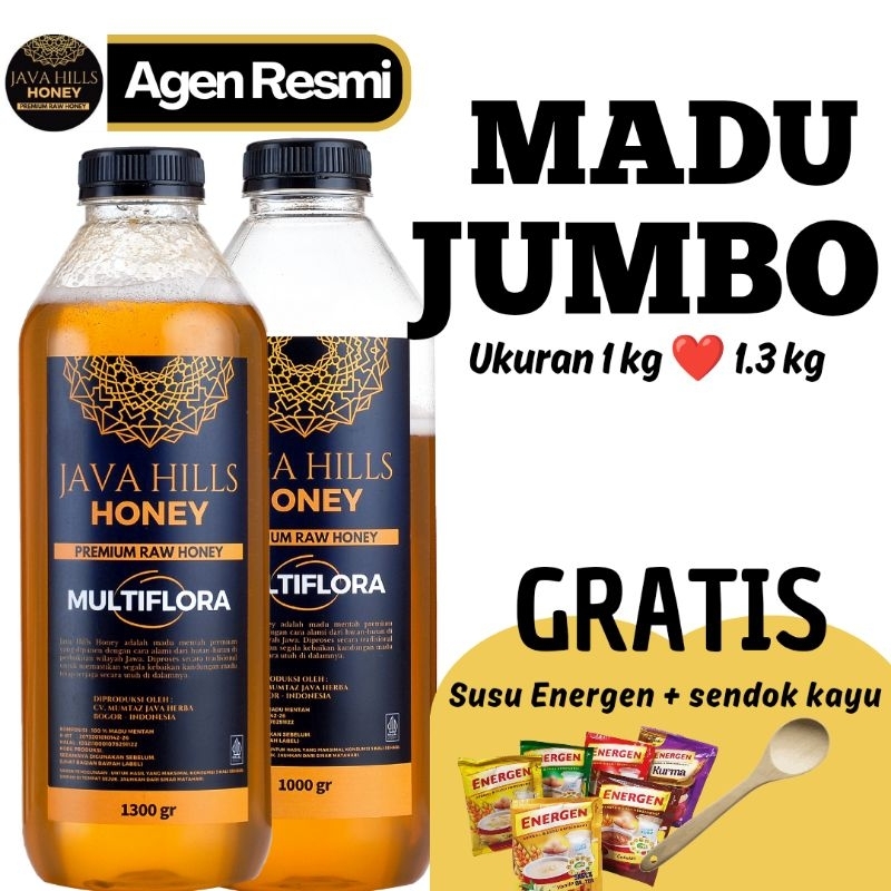 Jual JAVA HILLS HONEY MADU MULTIFLORA DAN COFFEE BLOSSOM 1 KG ...