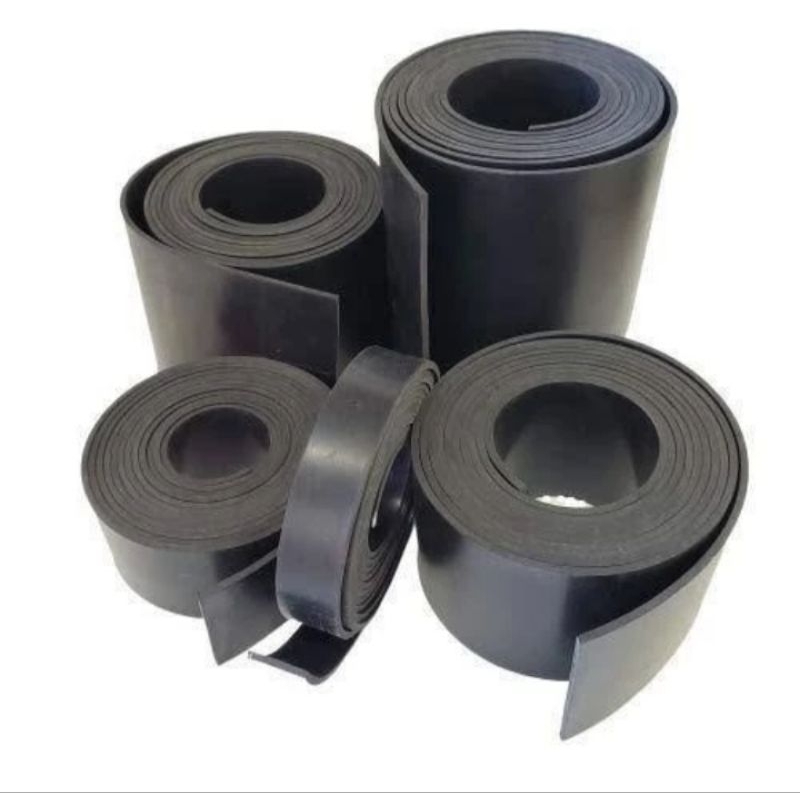 Jual rubber strip 10mm x 40mm x 100cm karet rubber sheet lembaran 10mm ...